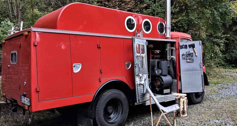 Ein Mini Holzofen, der alles kann - für Tinyhouse & Van